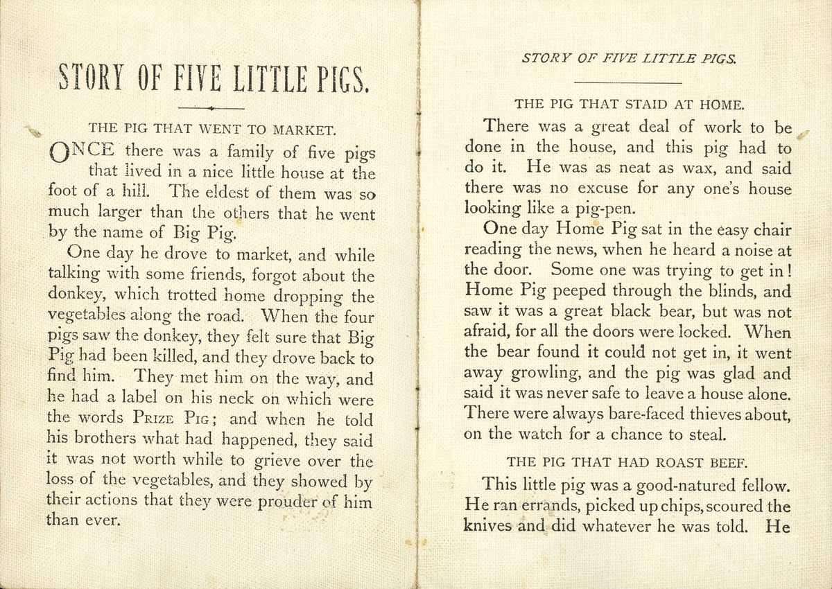 5 Little Pigs (Pleasewell Series) – Wallace & Clark, Booksellers